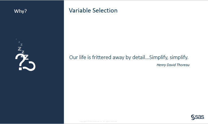 Solved Free Webinar Variable Selection Using Sas® Enterprise Guide® And Sas® Sas Support