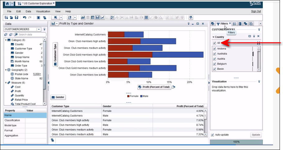 How do I create an automatic chart visualization ( Big Data course Cha ...
