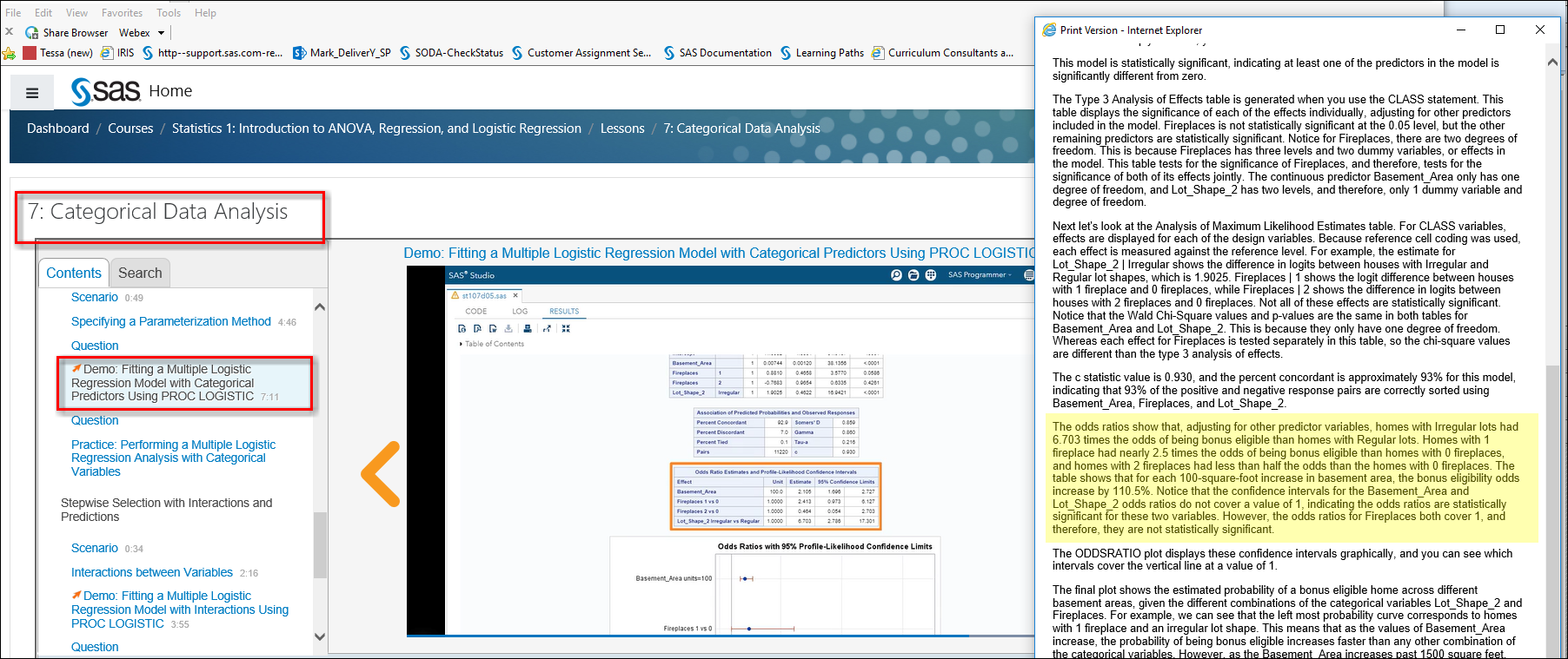 Solved: Statistics1 : Interpretation of Odds Ratio - SAS Support ...