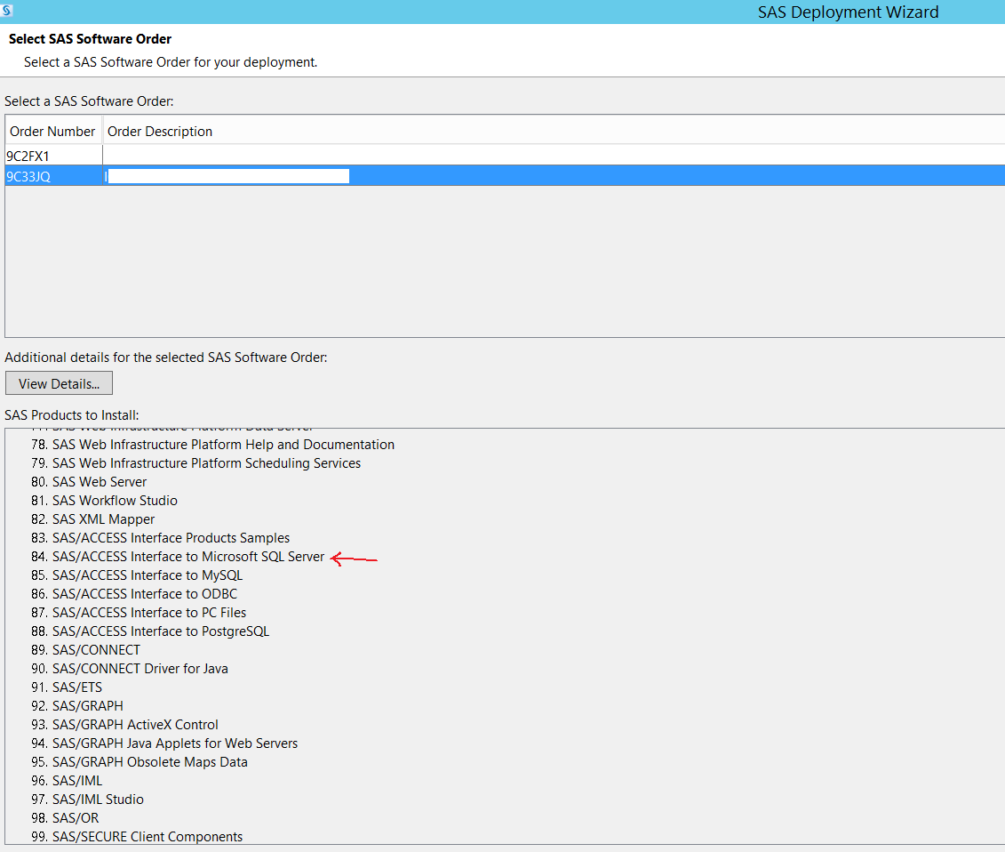 Solved: Install new SAS/ACCESS interface from a new order on top of ...