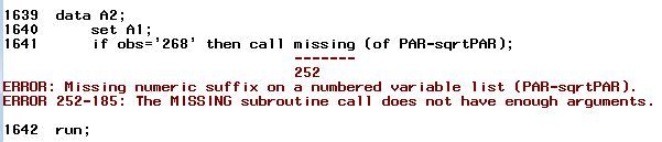 Solved: replacing multiple variables with missing values (Data Step) - SAS Support Communities