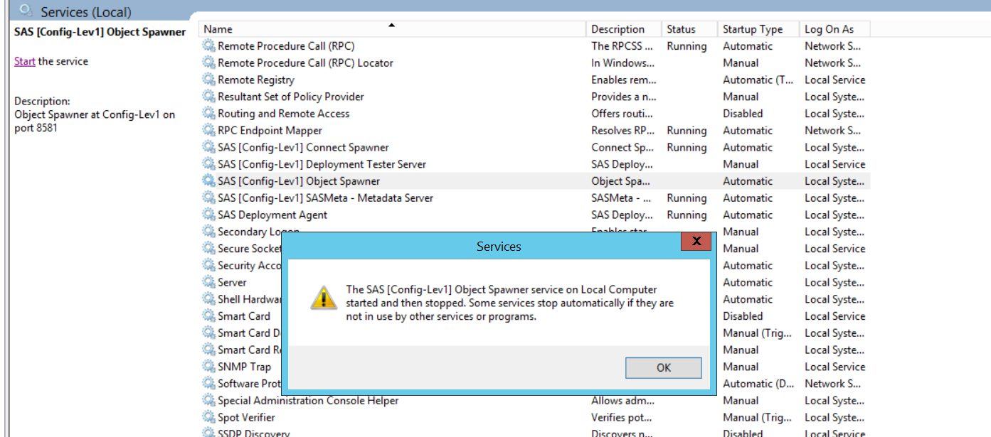 SAS licenses renewal: no server is available at that port on that mach ...
