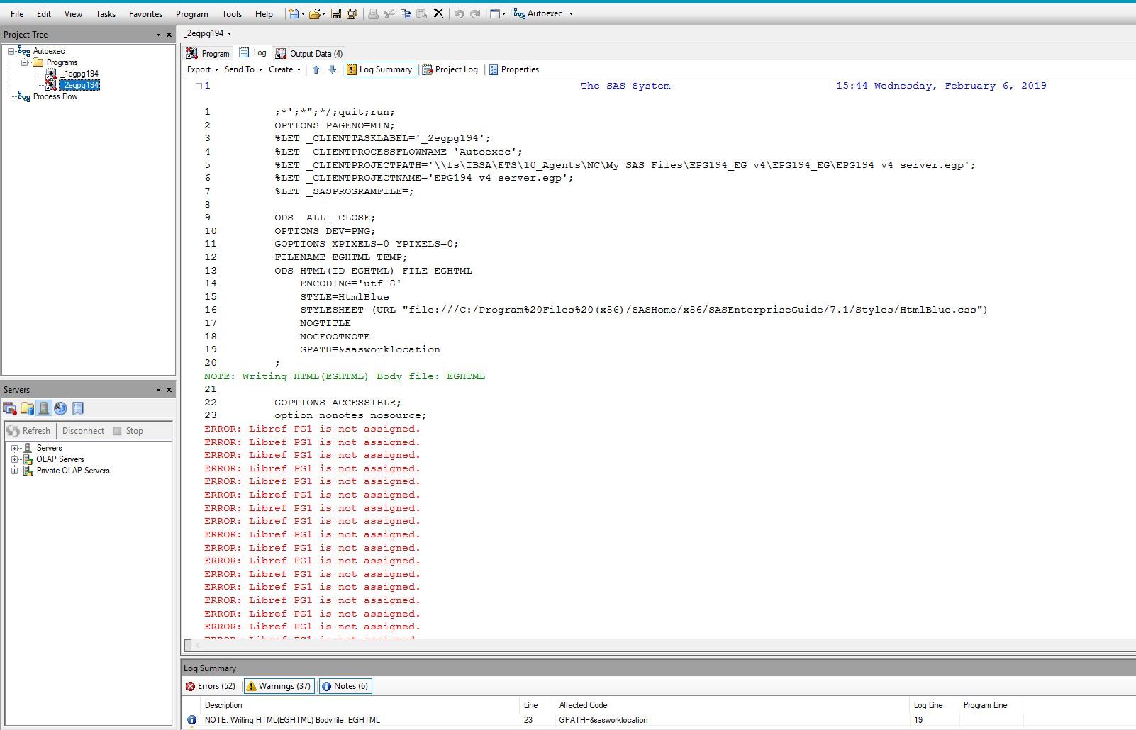 Solved Programming 1 Lesson 2 Missing Data Files Sas Support Communities