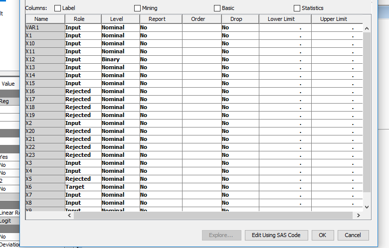 Linear Regression Error - SAS Support Communities