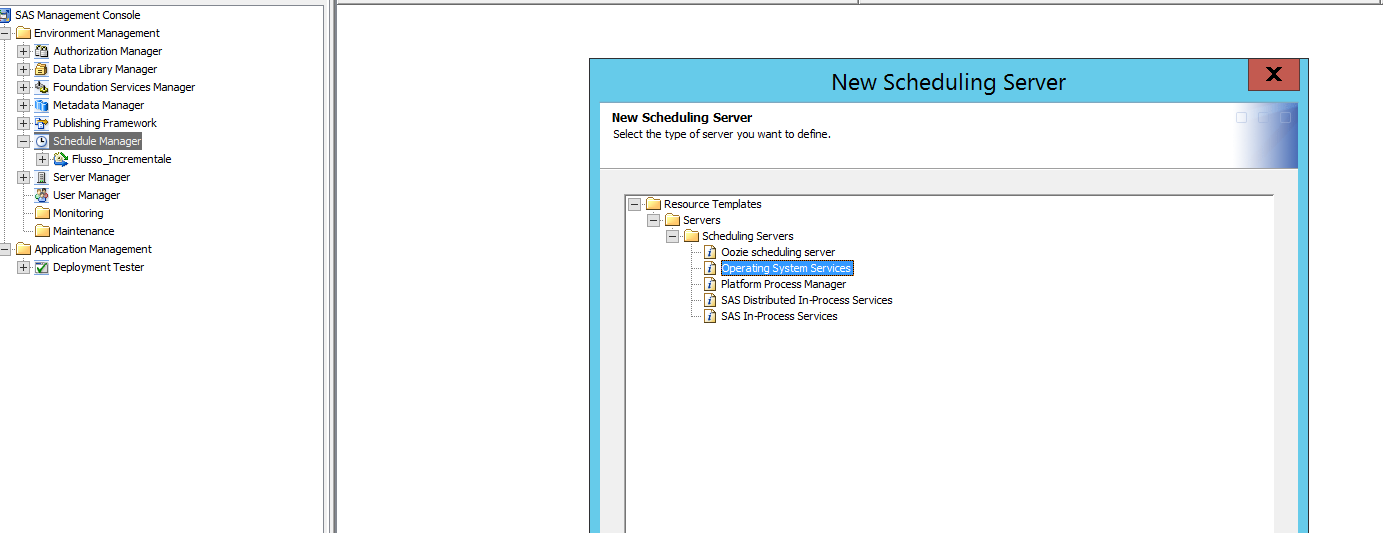 Scheduling Data Integration Studio jobs from SAS Management Console ...
