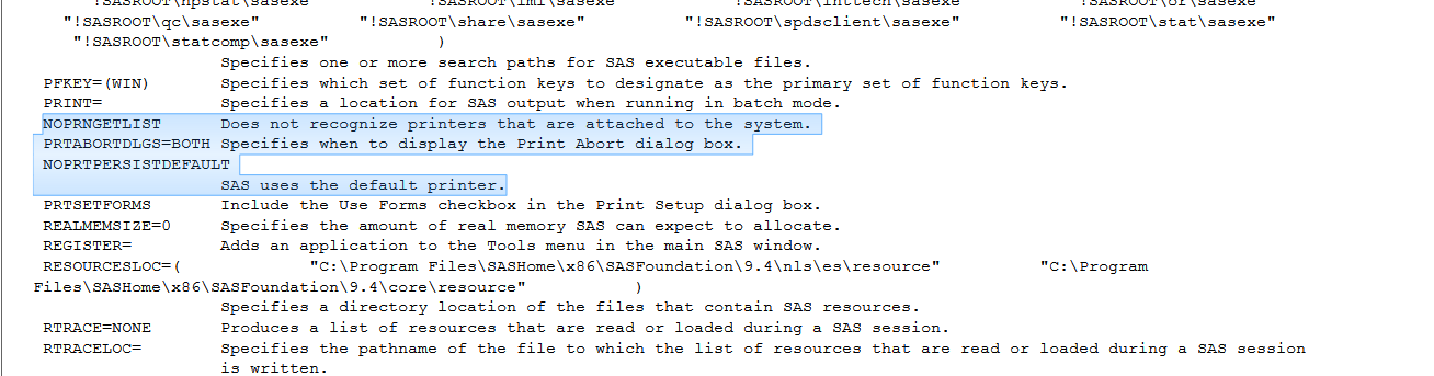 Correct syntax to change system option - SAS Support Communities