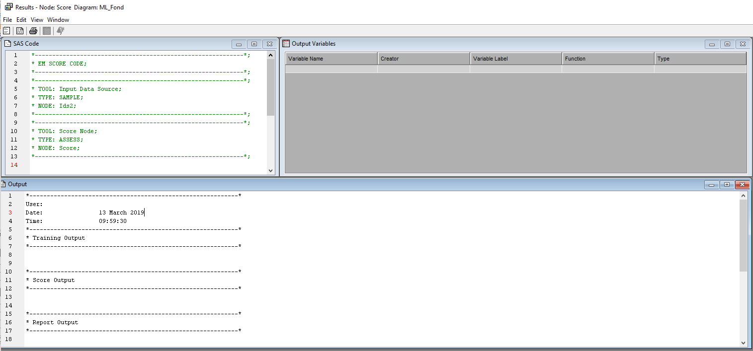 Missing SAS Code in the Score node in SAS Enterpeise Miner - SAS ...
