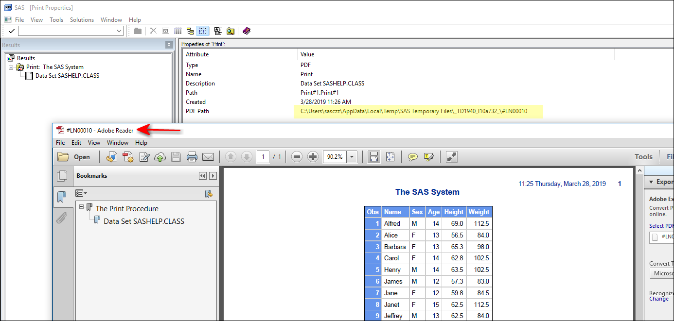 Solved: SAS Studio ODS output - SAS Support Communities