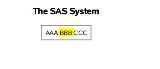 Solved: Highlight specific text within a cell from proc report - SAS Support Communities