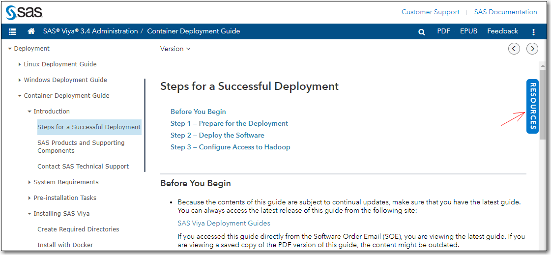 Sas Documentation Deployment And Admin Resources Sas Support Communities