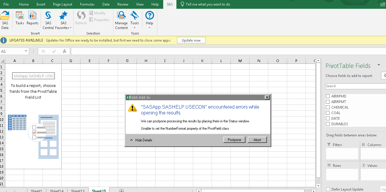 SAS Addin : PIVOT Table for SASHELP.USECON - SAS Support Communities