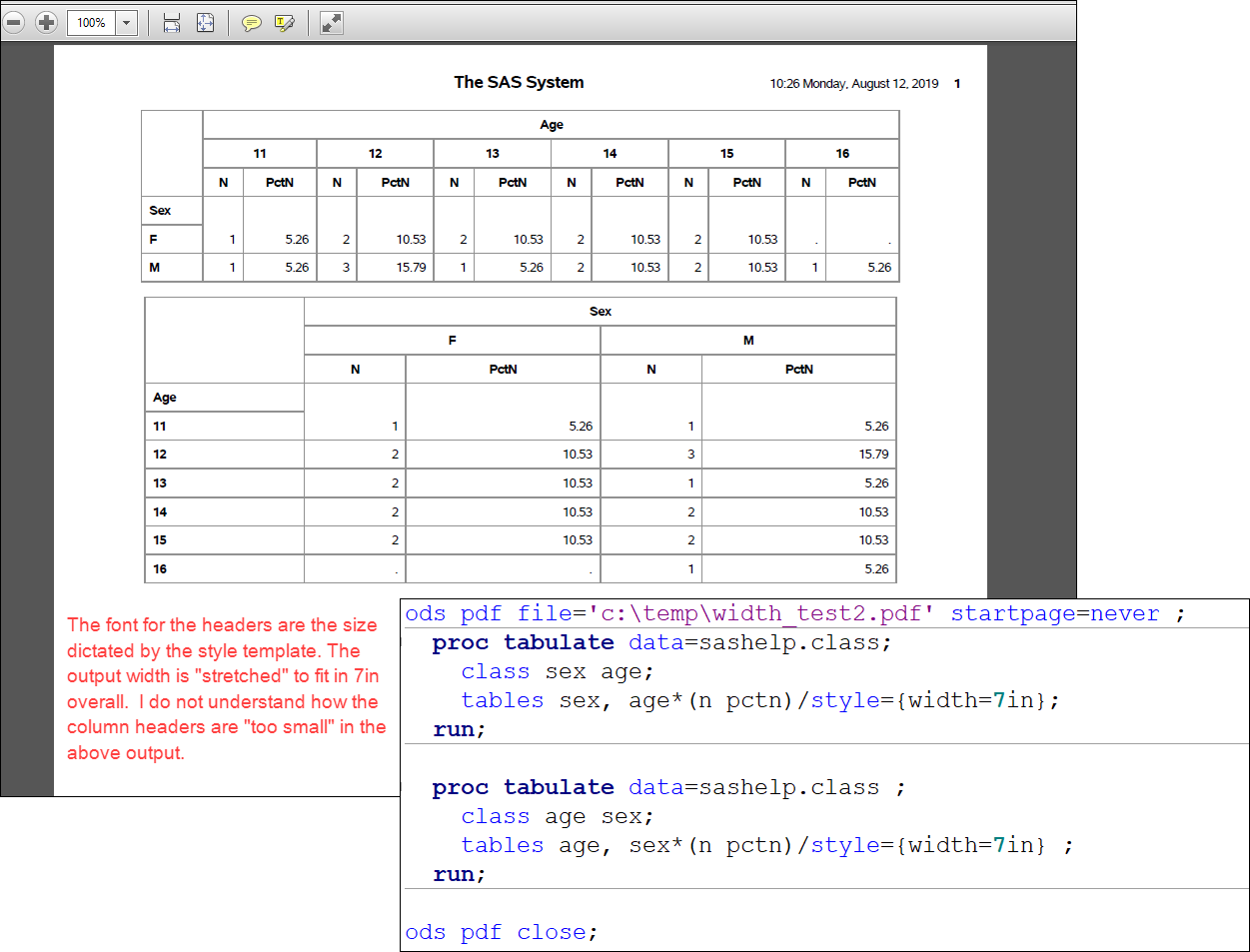 Solved: Tabulate set widths of column vars, row header fill space, in PDF - SAS Support Communities