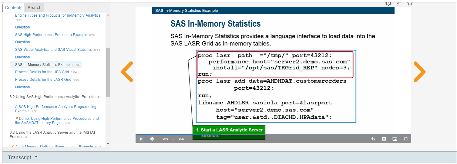 Solved: SAS In Memory statistics - question on SASIOLA - SAS Support ...