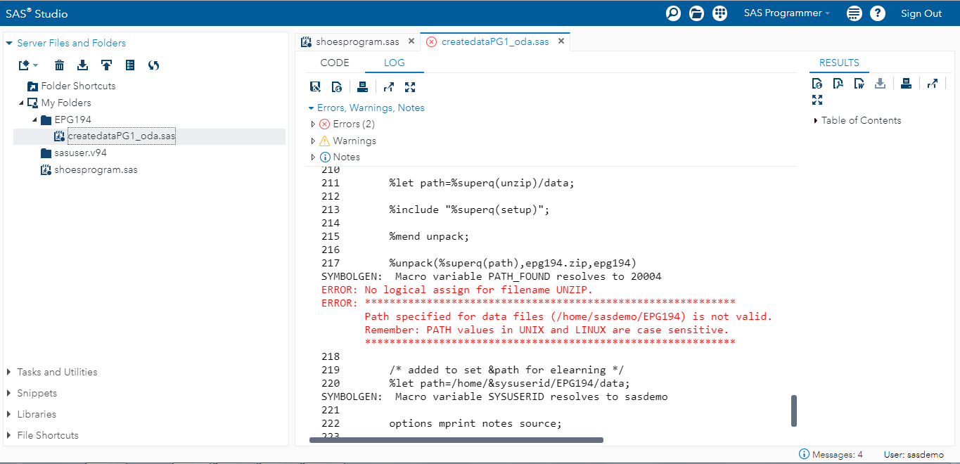 Error executing createdataPG1_oda.sas - SAS Support Communities