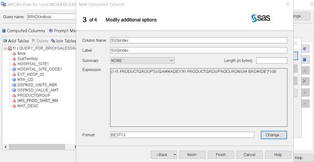 SAS Enterprise Guide 7.1 Query Builder Advanced Expression - SAS ...