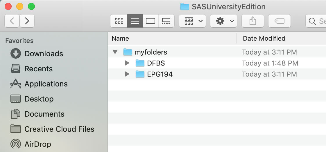 Solved: New Folder Won't Show up in Myfolders on SAS - SAS Support Communities