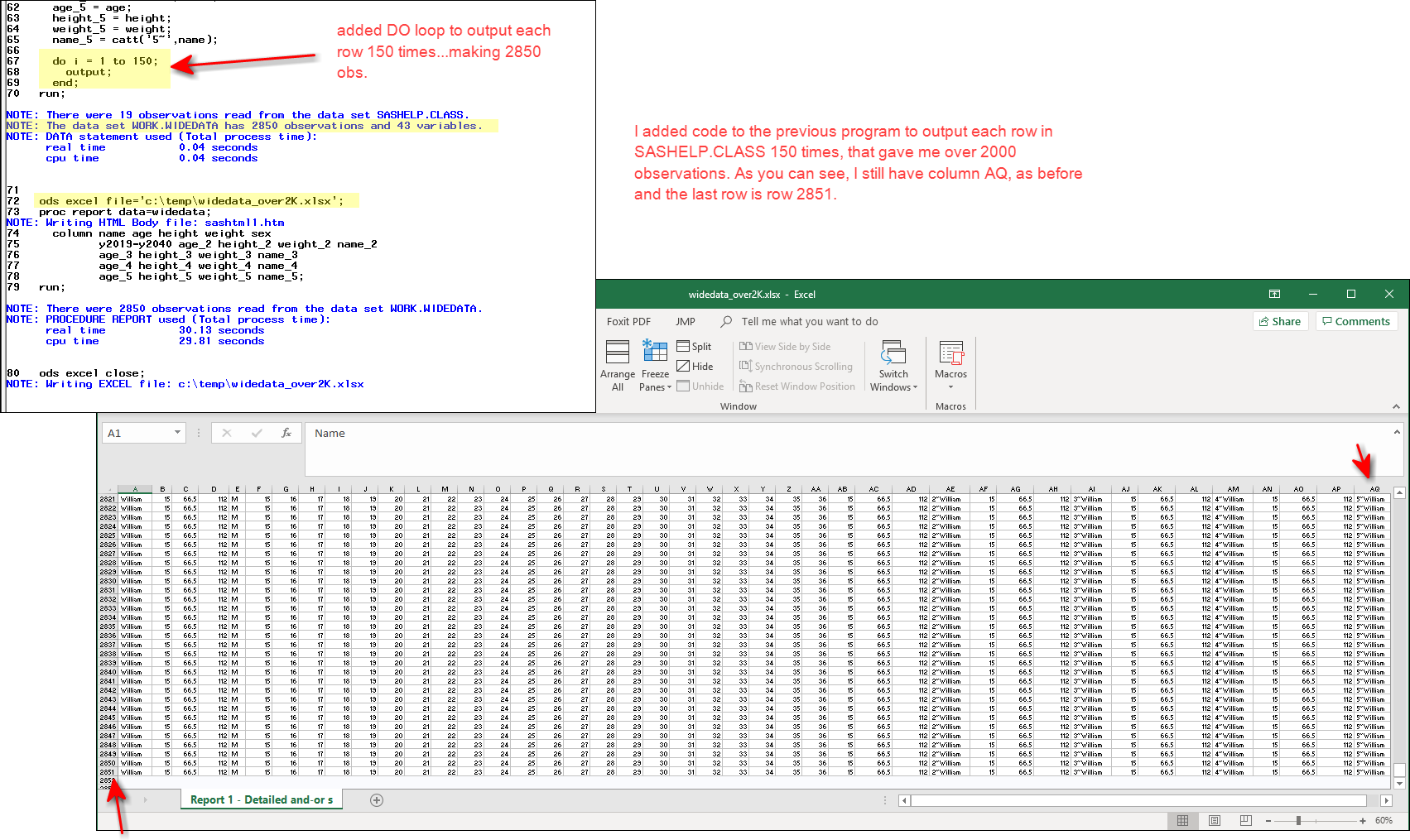 ODS Excel max number of columns - SAS Support Communities
