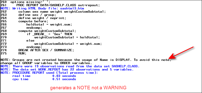 Solved: Calculate grand total in subtotal row - SAS Support Communities