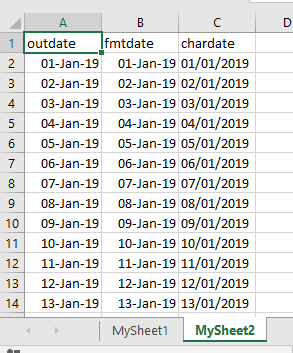 Solved: proc export date formats - SAS Support Communities
