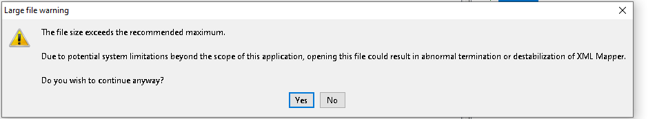 Limit Values For Import Of A Xml File Sas Support Communities