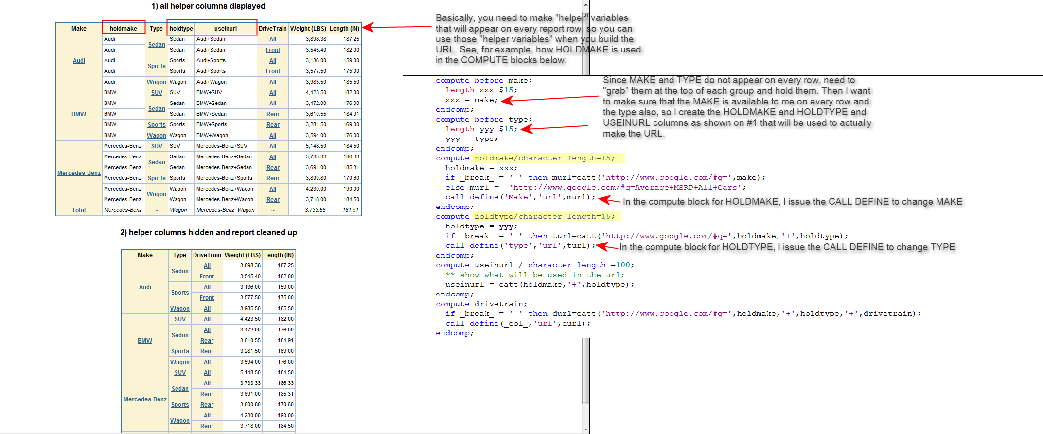 Solved: STP ODS html drill down function with dependency - SAS Support Communities