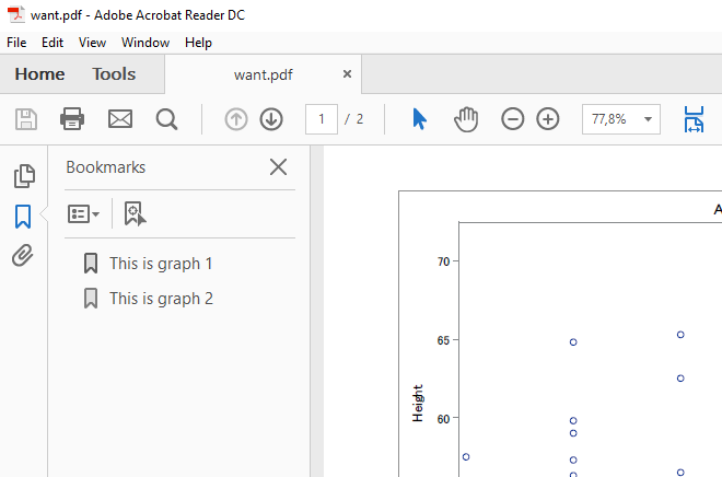 Solved: PDF output with one bookmark - SAS Support Communities