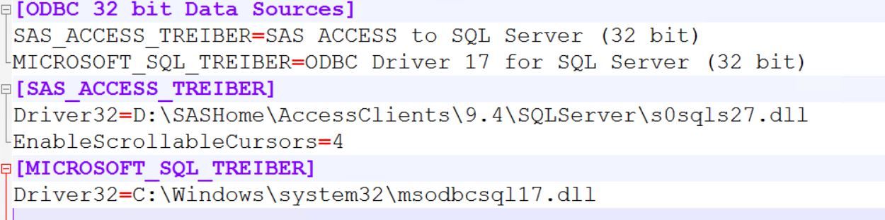 Solved: ODBC driver: 32 bit versus 64 bit ? - SAS Support Communities