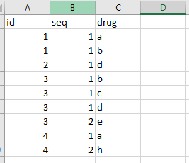 Solved: How to combine dif variable and create new variable with different var... - SAS Support ...