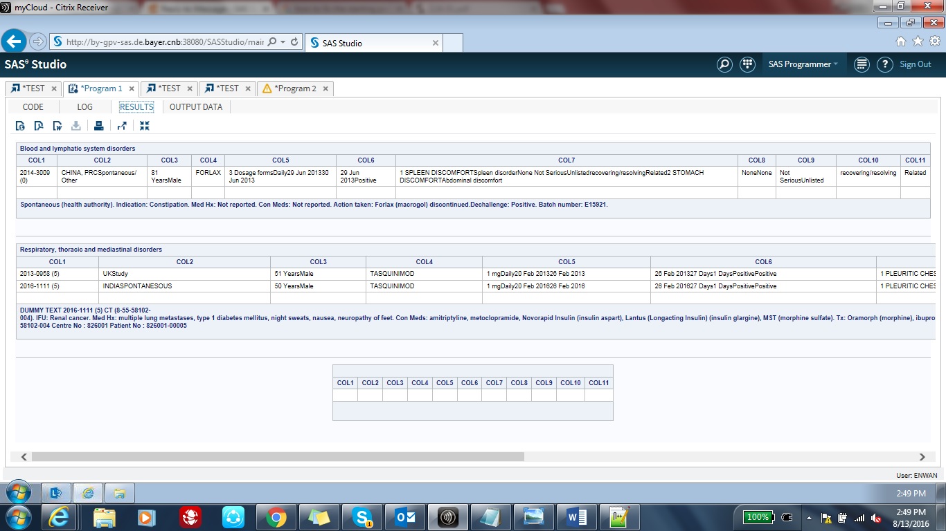 Solved Need Help In Creating A Report Using Proc Report Sas Support Communities