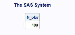 Solved: Exporting a table of aggregate outcomes using sas proc sql - SAS Support Communities