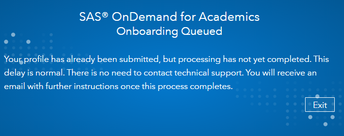 SAS OnDemand for Academics 用户注册指南 - SAS Support Communities