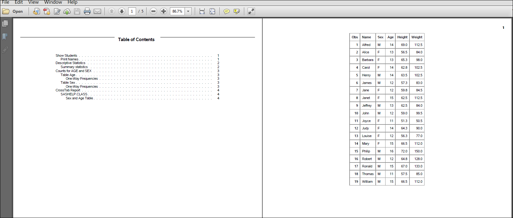 Can I add a cover page with contents in the pds pdf - SAS Support ...