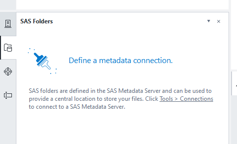 Solved: SAS Studio (midtier) metadata folders - SAS Support Communities