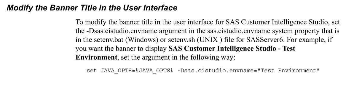 Solved: Customize Banner Title in the User Interface (SAS CI Studio ...