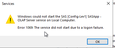 Solved: SASApp - Workspace Server - user name and password - SAS Support Communities