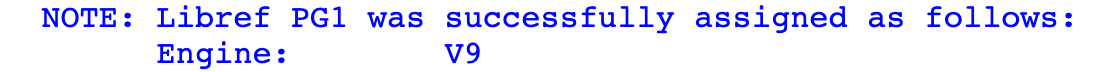Solved: Library PG1 does not exist. - SAS Support Communities