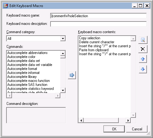Keyboard Macros in SAS Studio like an EG - SAS Support Communities