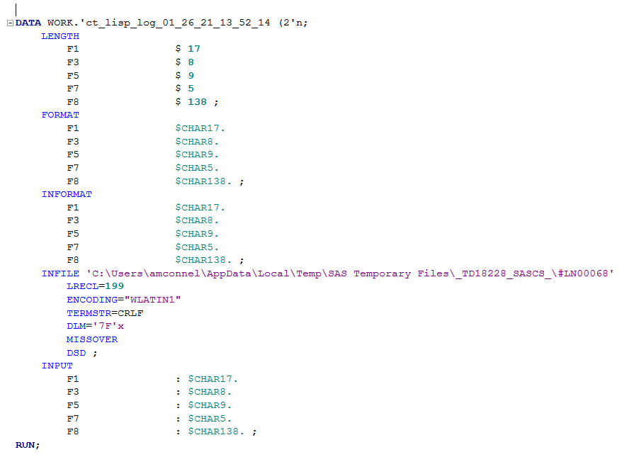 Solved: Project has references to temporary data. - SAS Support Communities