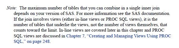 OUTER JOIN why it is restricted to max 2 tables - SAS Support Communities