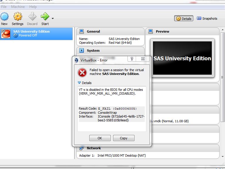 Solved: Failed to import appliance-----Already exists - SAS Support Communities