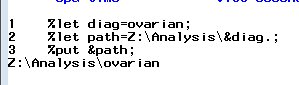 Solved: Using macro variable in %Let - SAS Support Communities
