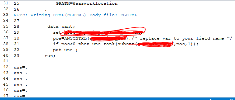 Solved Identify Unseen Characters And Resolve In Sas Dataset For A Particular Sas Support