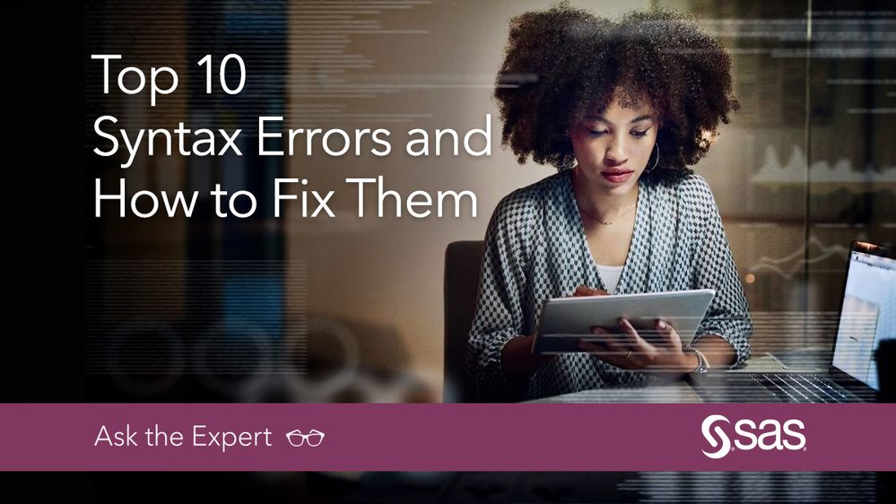 Top 10 Syntax Errors and How to Fix Them. Q&A, Code, Slides, and On-De ...