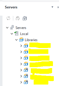 Solved: The disappear of the libname in SAS EG after refreshing. - SAS Support Communities