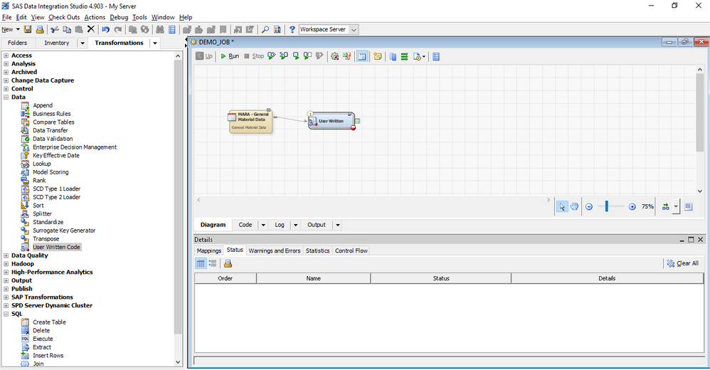 End-to-end SAS Integration for Dashboard design using SAS DI and Visua ...