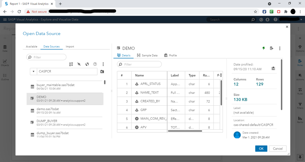 End-to-end SAS Integration for Dashboard design using SAS DI and Visua ...