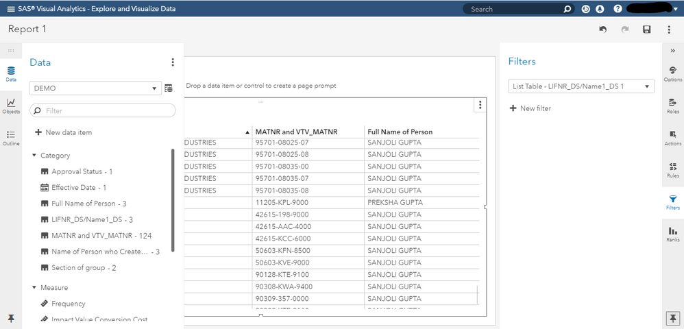 End-to-end SAS Integration for Dashboard design using SAS DI and Visua ...