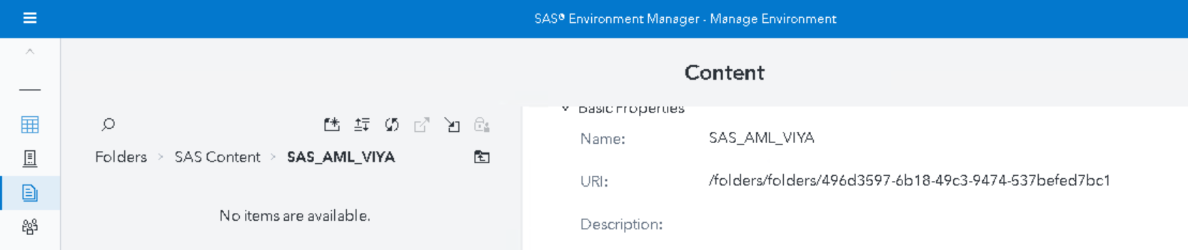 Solved: sas viya content folder - SAS Support Communities