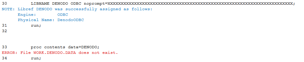 Solved: ODBC Libname does not exist - SAS Support Communities