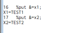Solved: %includeで実行するマクロ内で symput (symputx)でマクロ変数を割り当てる方法について - SAS ...